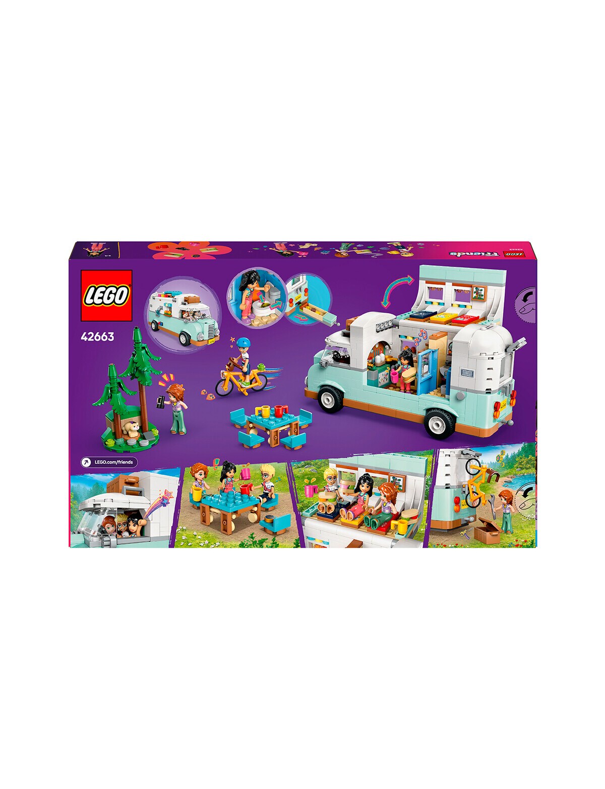 LEGO Friends Friendship Camper Van Adventure, 42663 - Lego & Construction