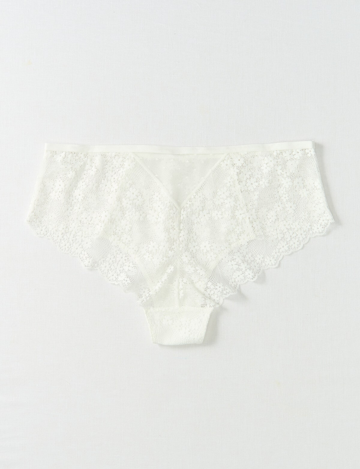 Lyric Marlene Cheeky Boyleg Brief, White - Briefs