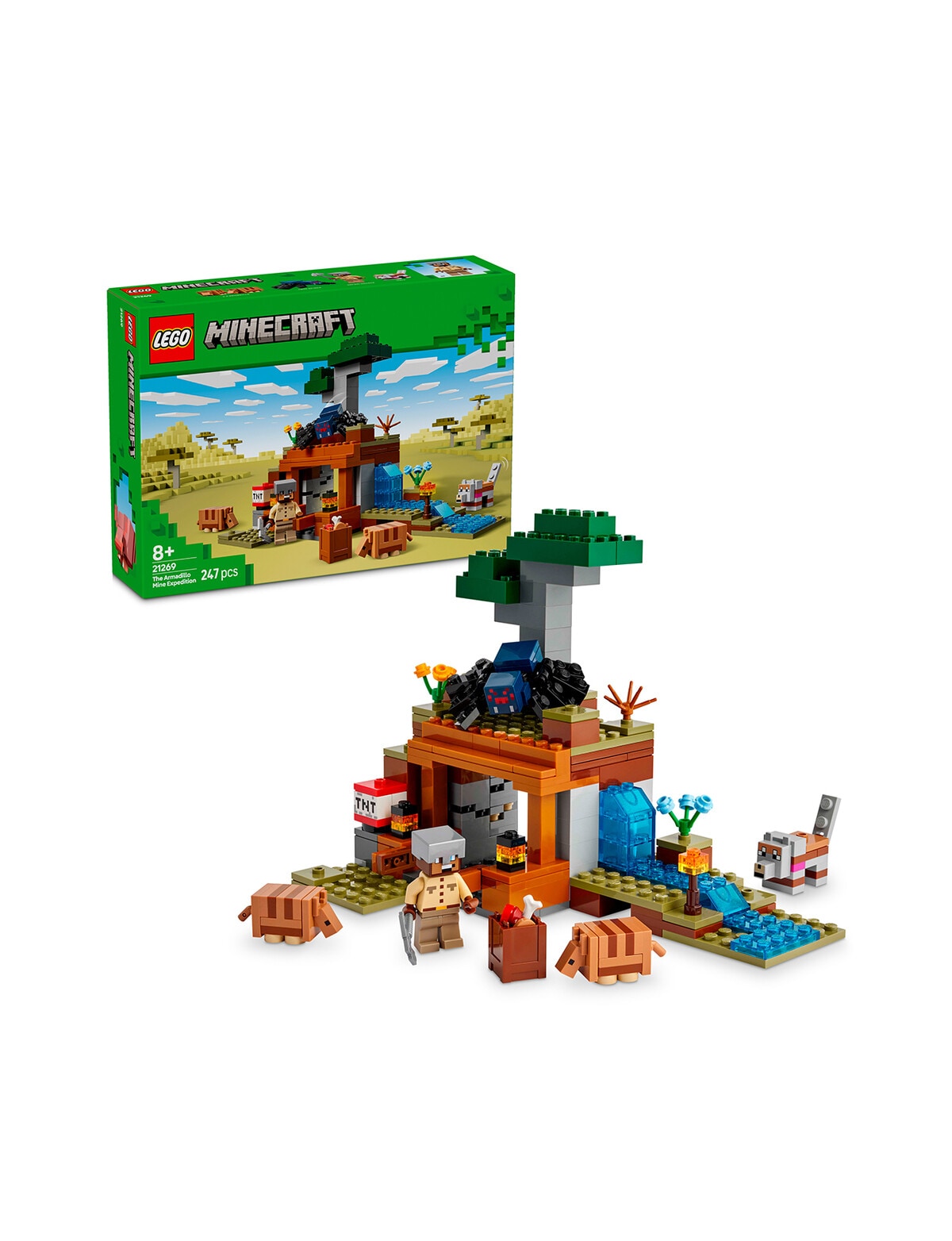 LEGO Minecraft The Armadillo Mine Expedition, 21269 - Lego & Construction