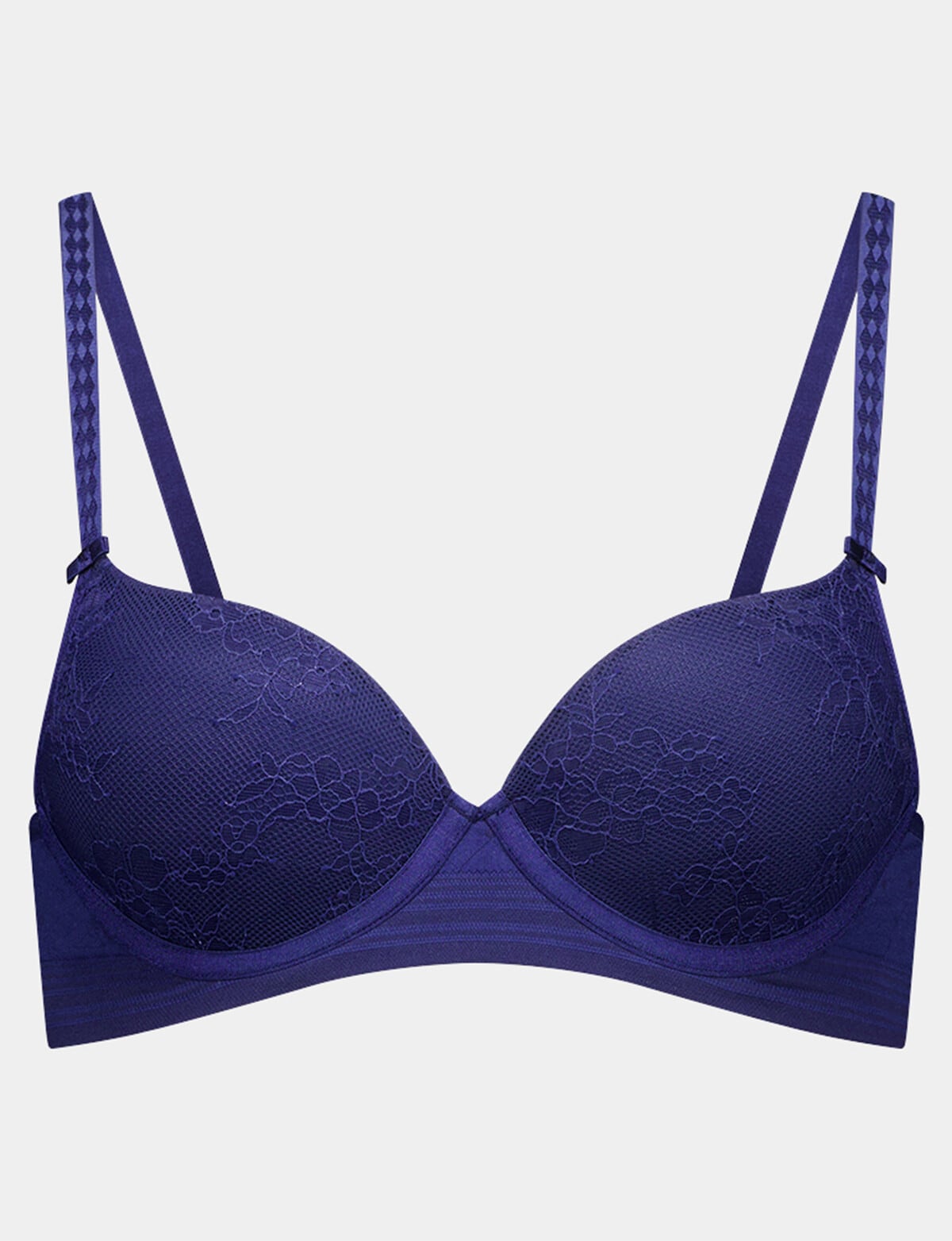 Bendon Bendon Body Lace Contour Bra, Medieval Blue, B-DD - Bras