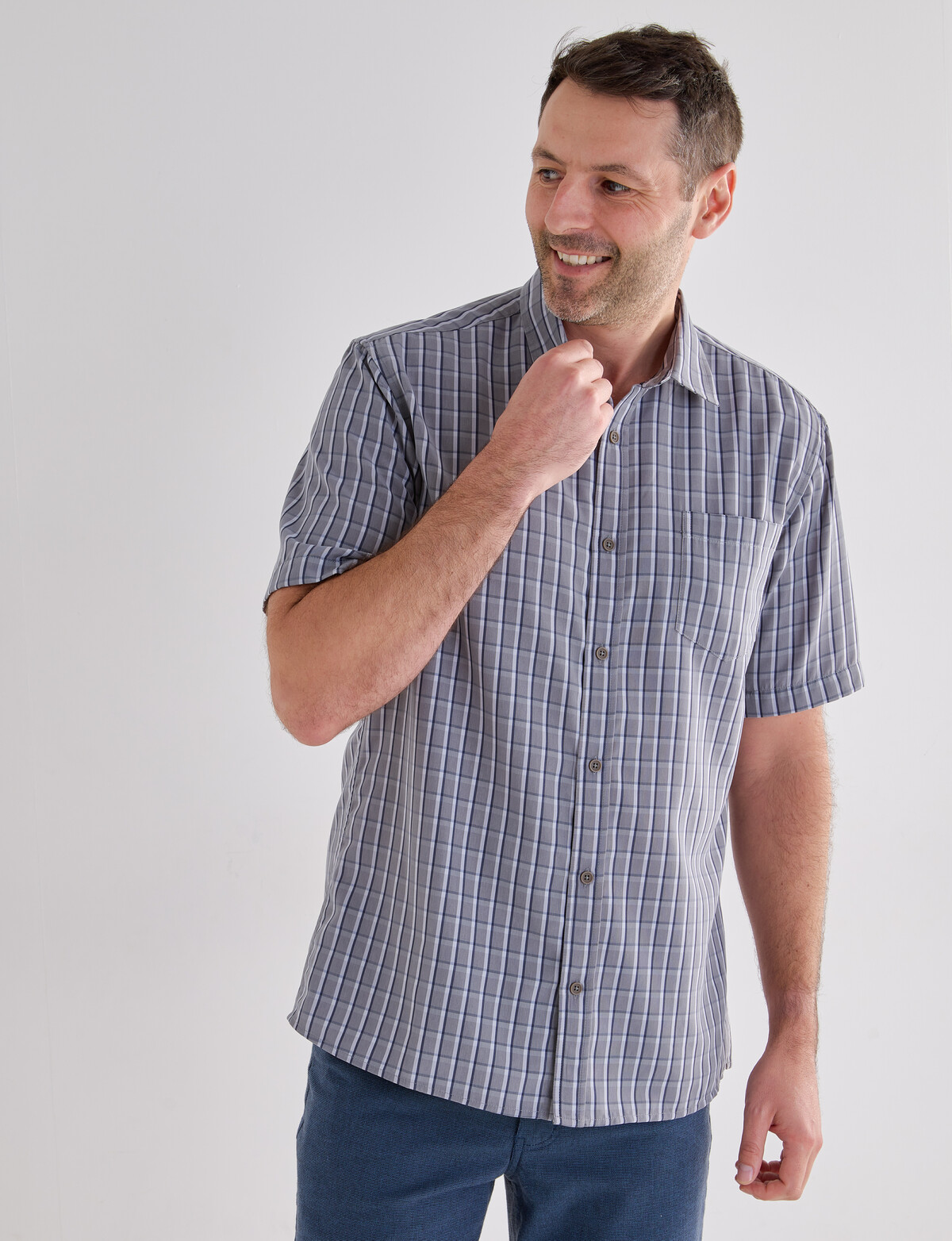 Chisel Soft Touch Short Sleeve Shirt, Taupe - Casual Shirts