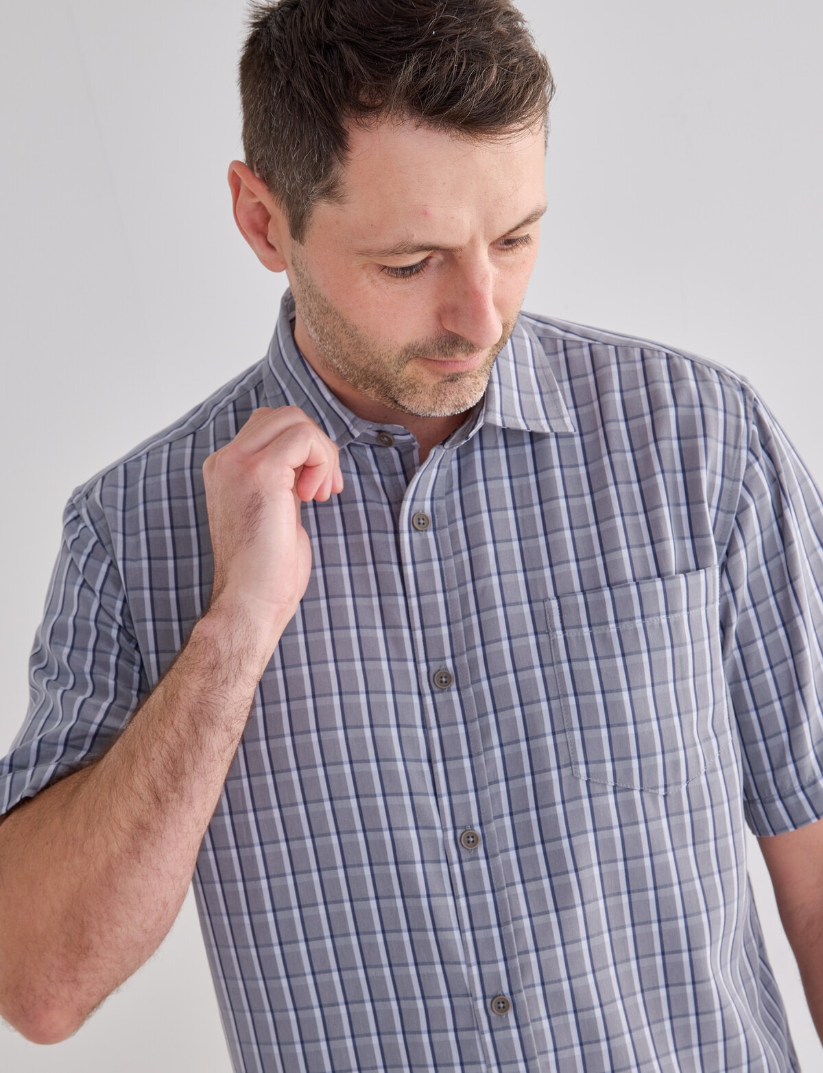 Chisel Soft Touch Short Sleeve Shirt, Taupe - Casual Shirts