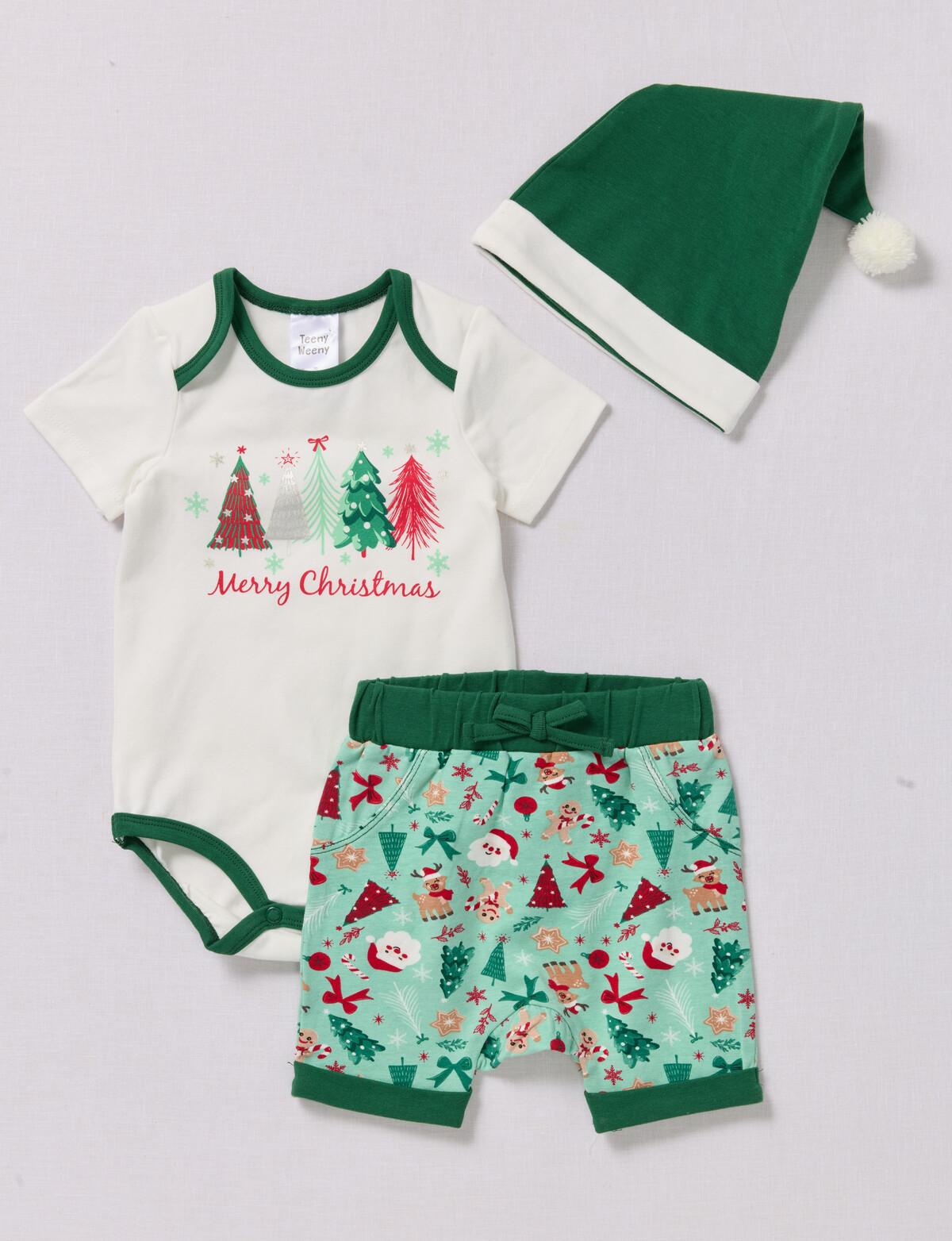 Teeny Weeny Christmas Novelty Baby's First Christmas, 3-Piece Set ...