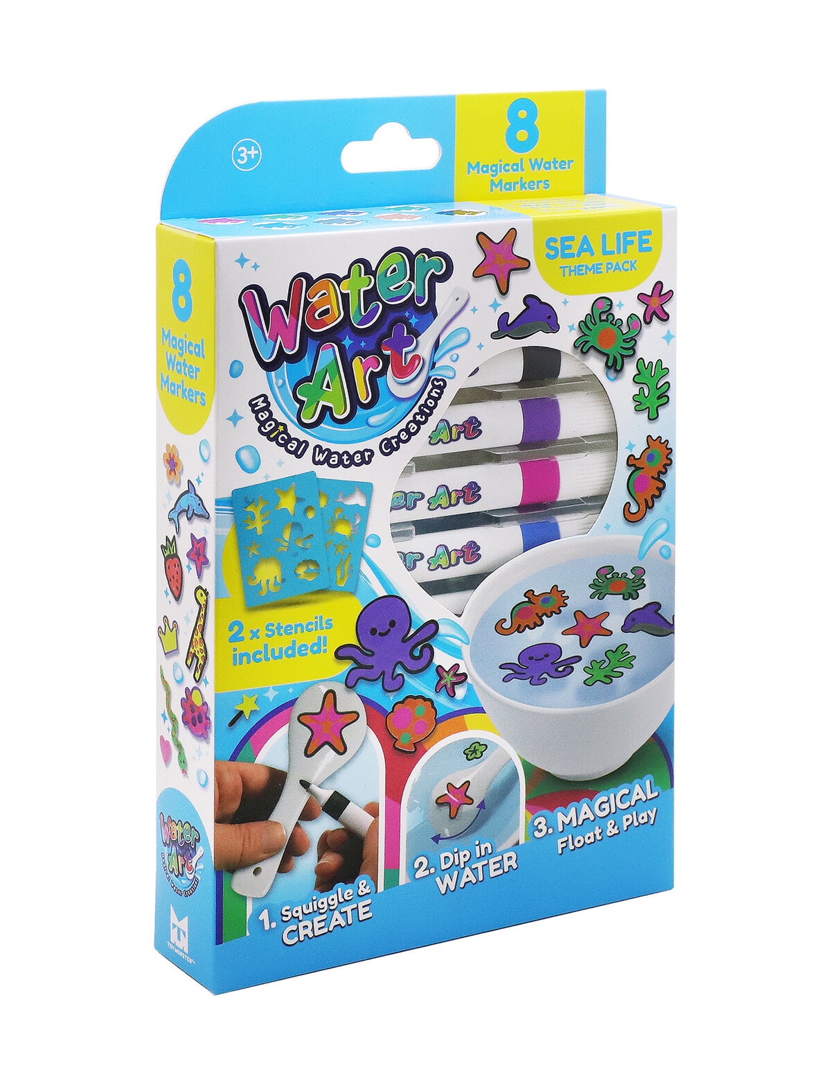 Water Art -Themed Pack (Sealife), 8-Pack - Arts & Crafts