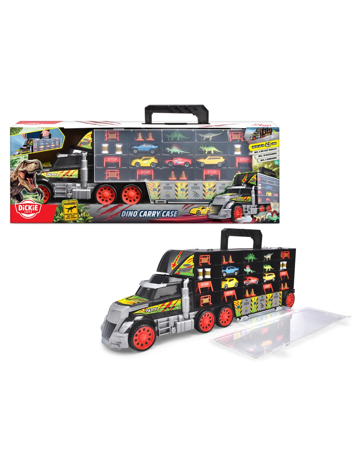 Dickie Dino Carry Case - Cars, Trucks & Remote Control