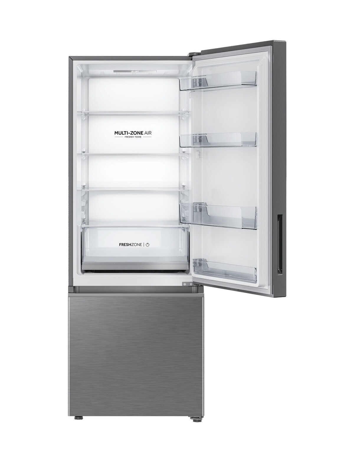 Haier 309L 500 Series Bottom Mount Fridge Freezer, HRF318BS - Fridges ...