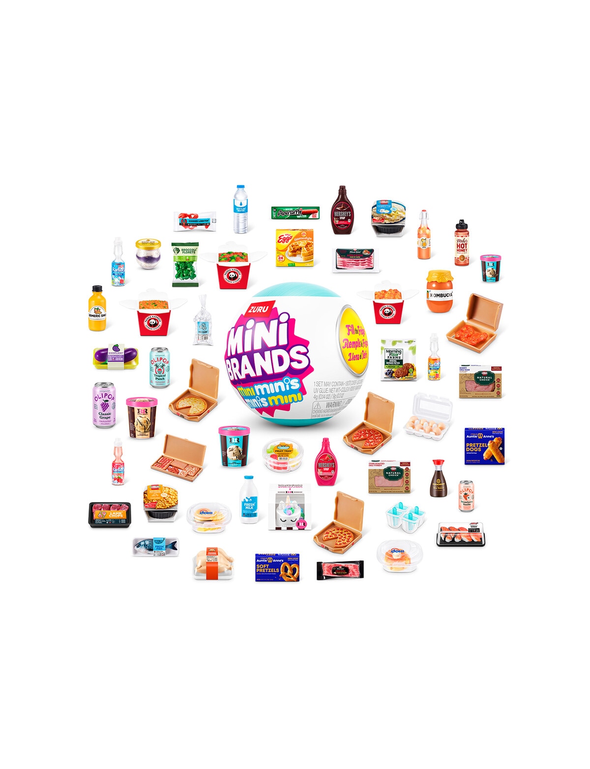 Mini Brands Brands Fill The Fridge, Series 2, Assorted - Action Figures