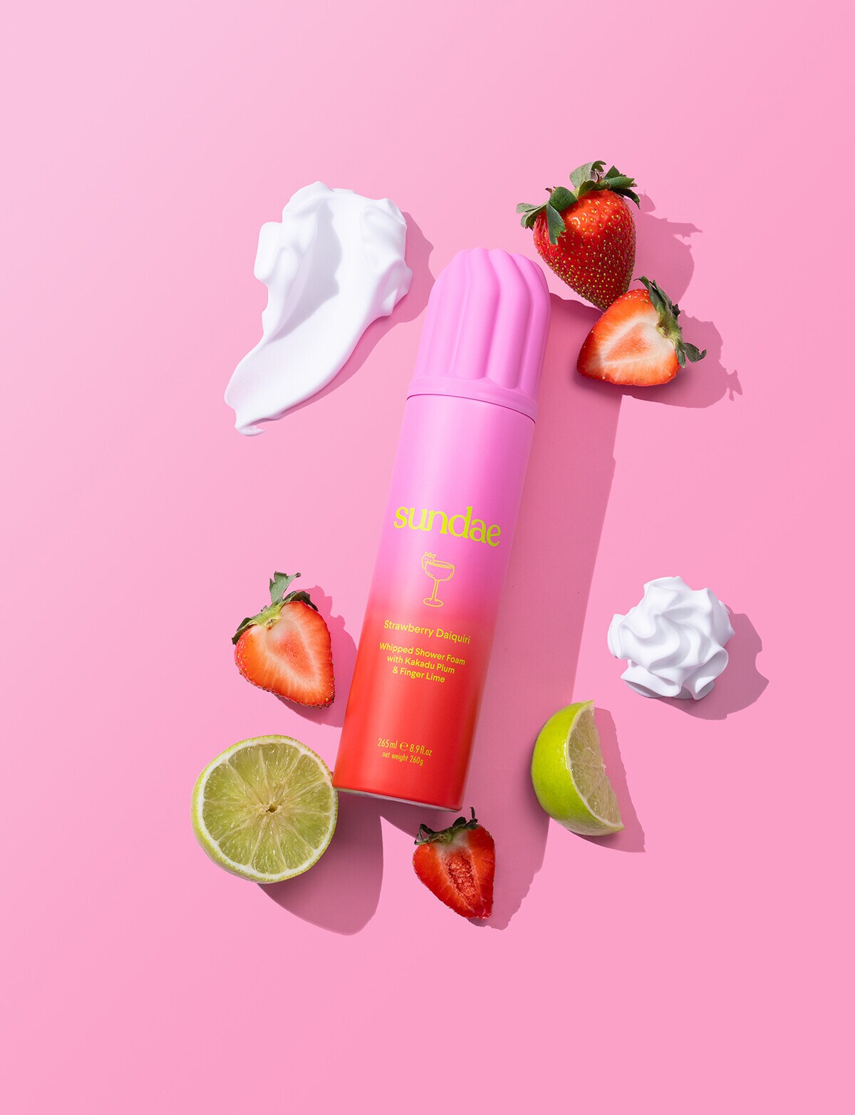 Sundae Whipped Shower Foam, Strawberry Daiquiri - Bath & Shower Care