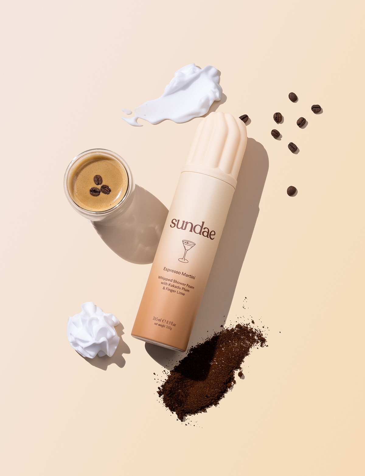 Sundae Whipped Shower Foam, Espresso Martini - Bath & Shower Care
