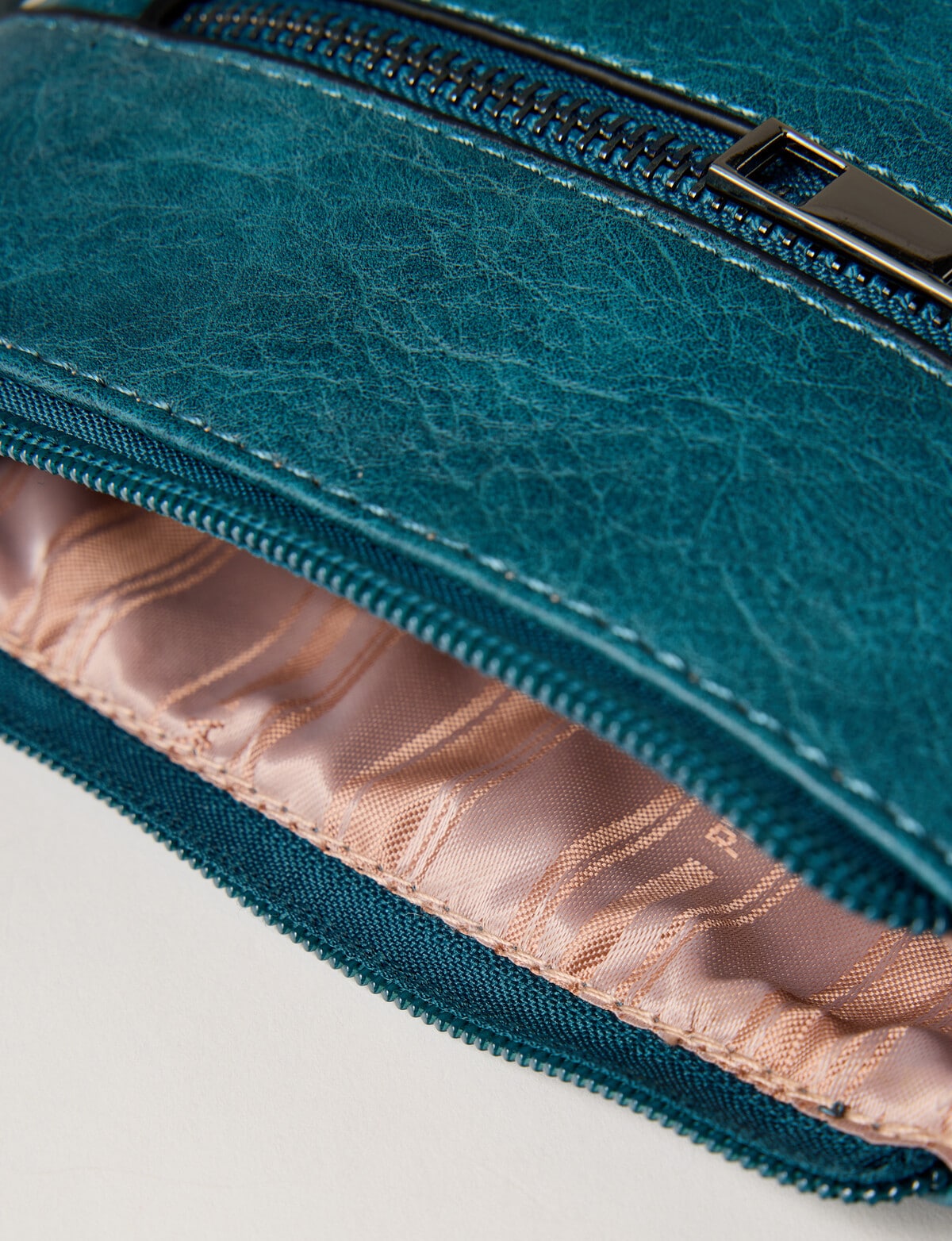 Pronta Moda Rivet Detail Small Crossbody Bag, Blue - Handbags