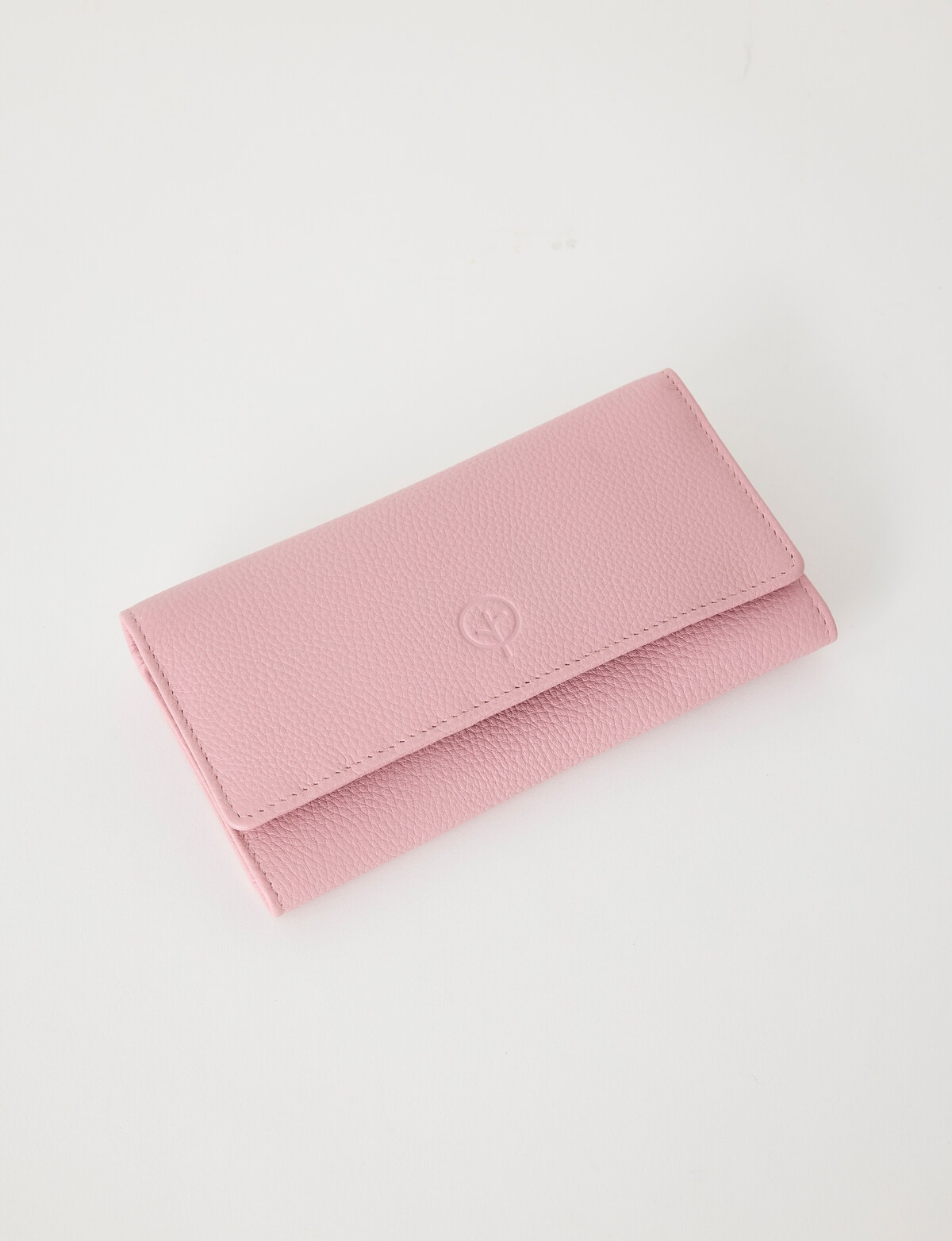 Carte Leather Trifold Wallet, Pink - Wallets