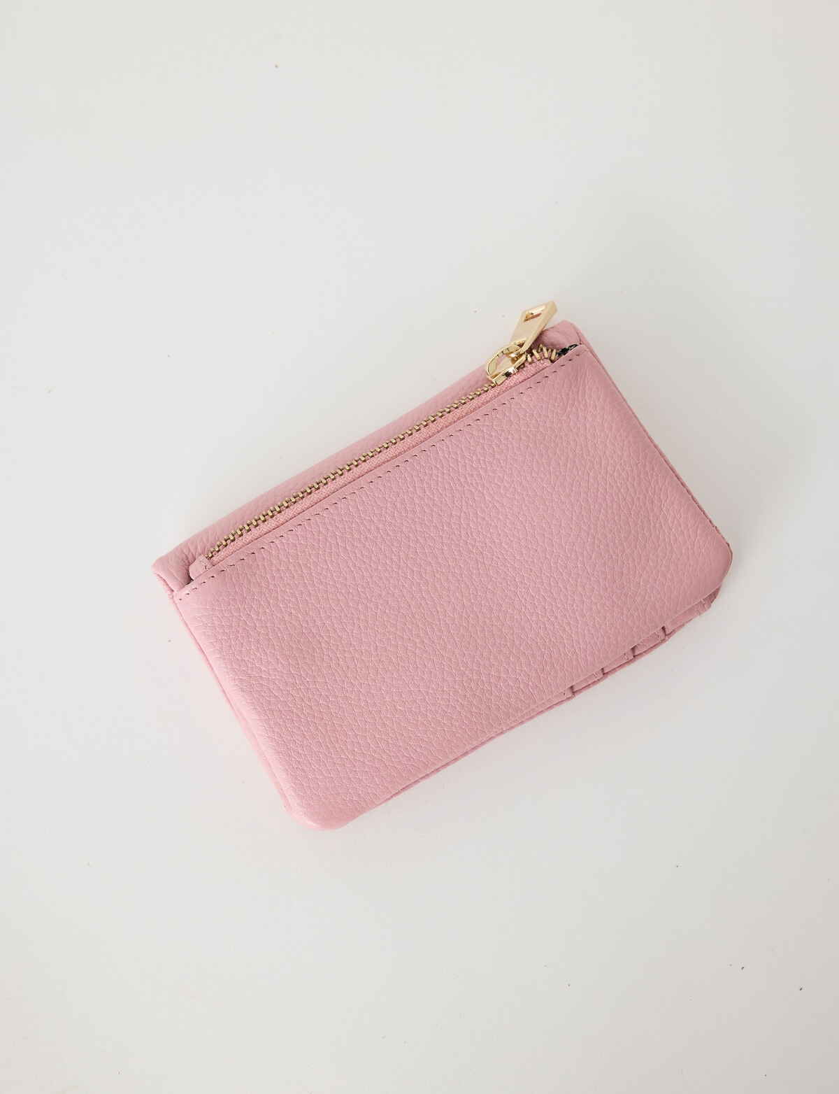 Carte Leather Medium Dome Wallet, Pink - Wallets