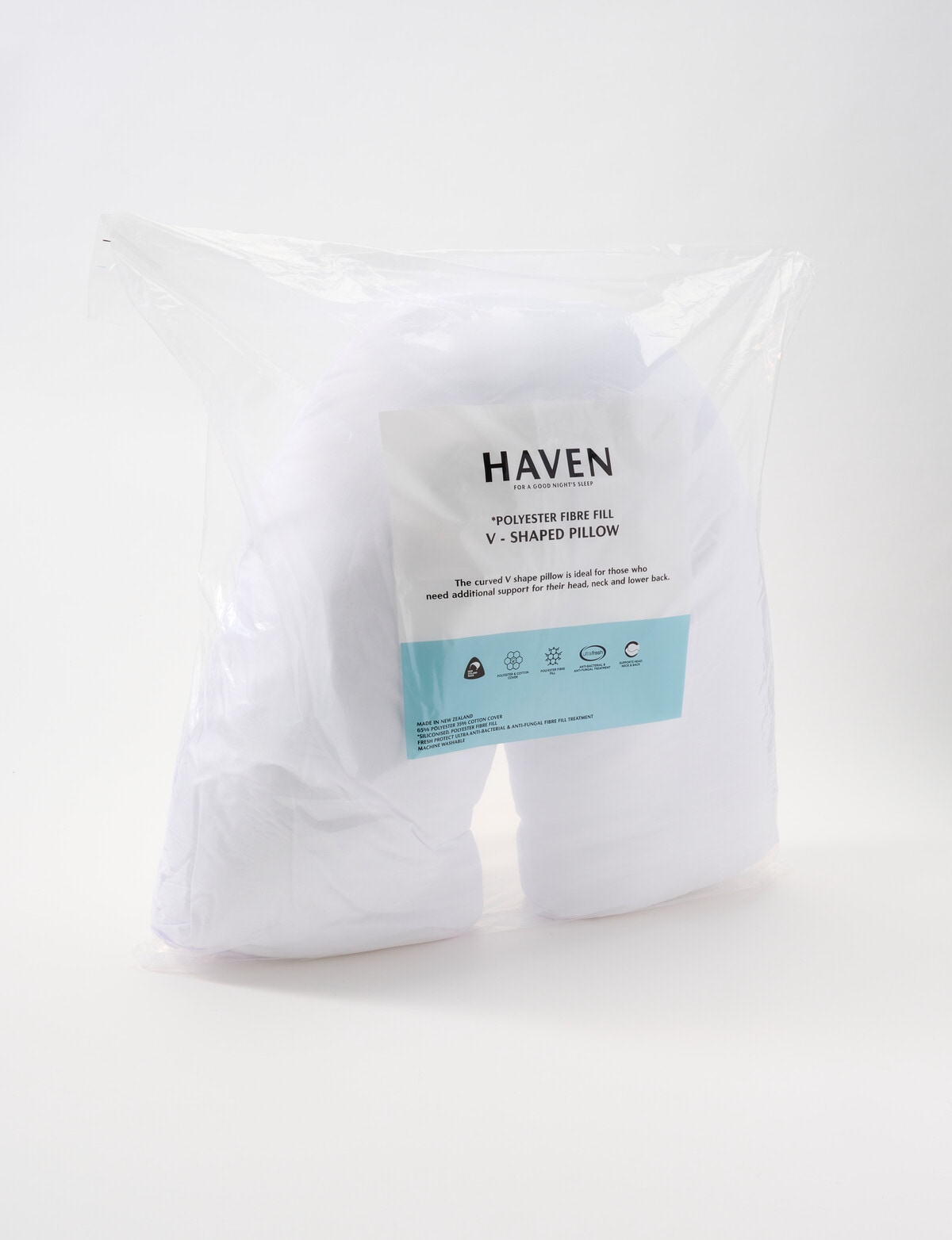 Haven Polyfill Ultrafresh Pillow, V-Shaped - Pillows