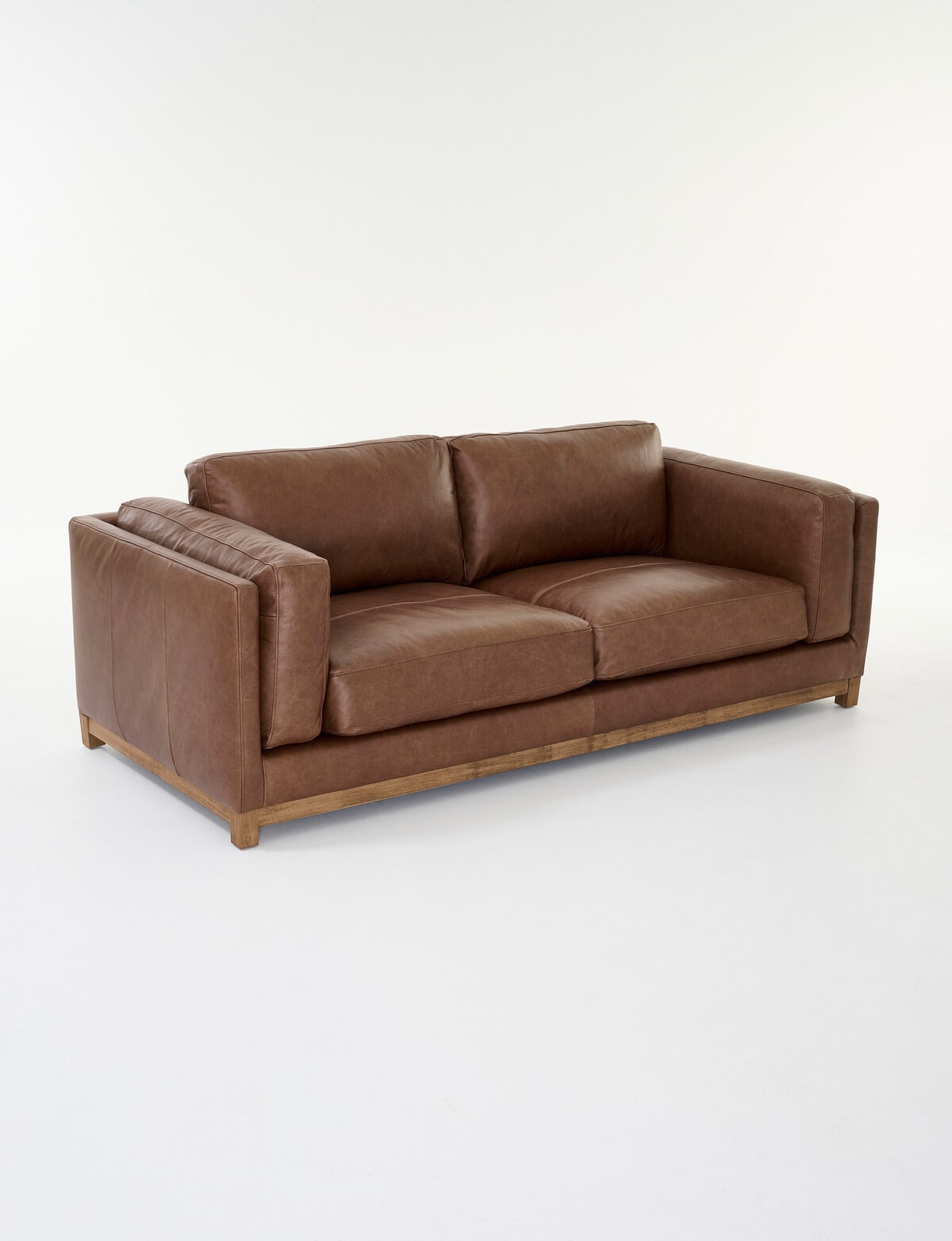 LUCA Furniture Venice Leather 3 Seater Sofa - Sofas