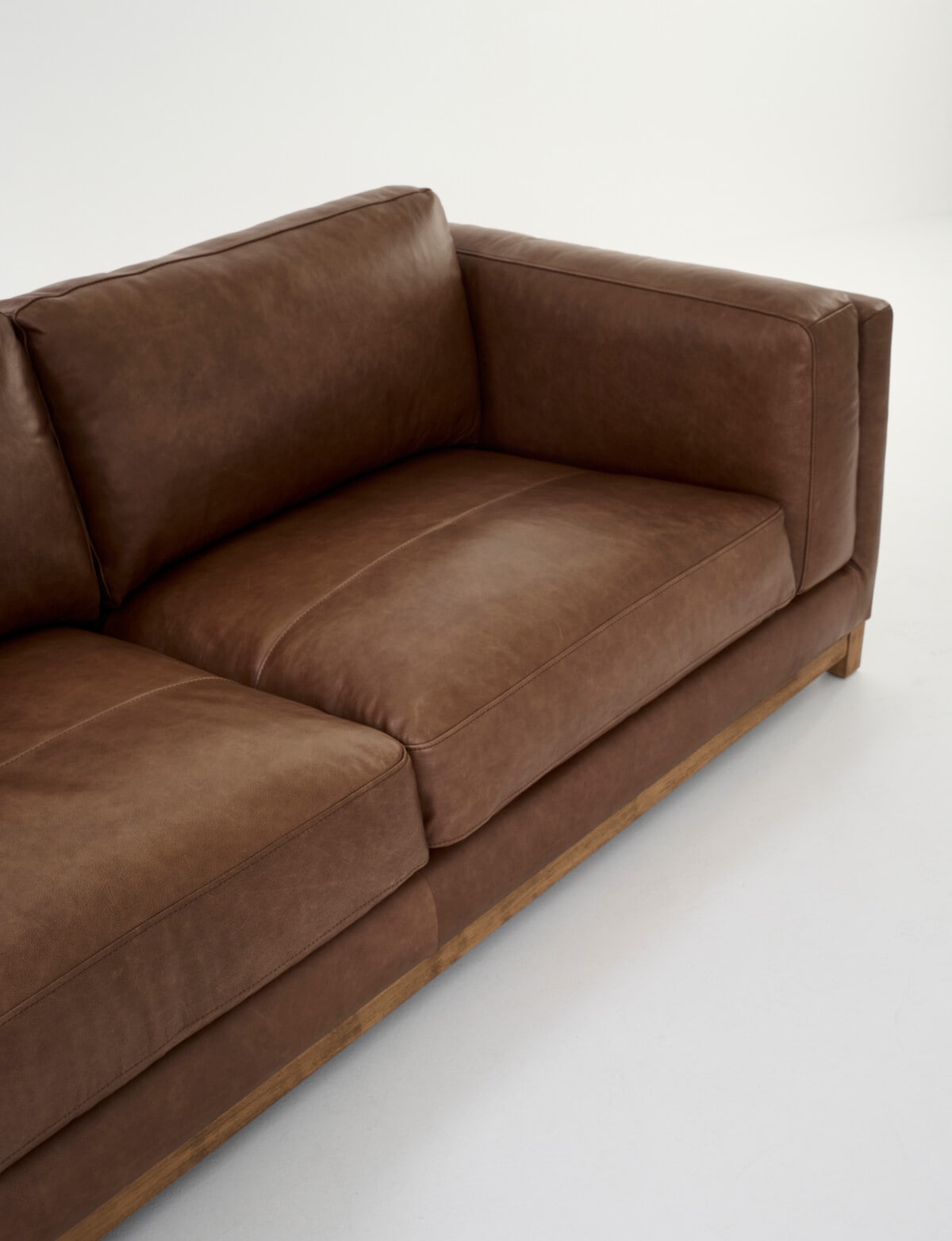 LUCA Furniture Venice Leather 3 Seater Sofa - Sofas