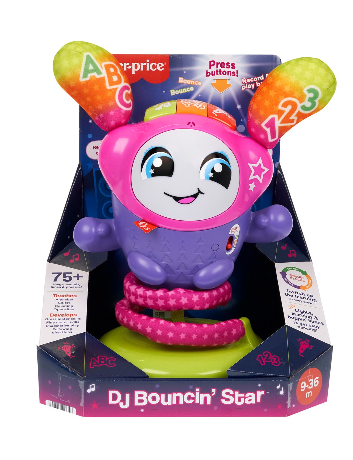 Fisher Price DJ Bouncin' Star - Infants & Preschool