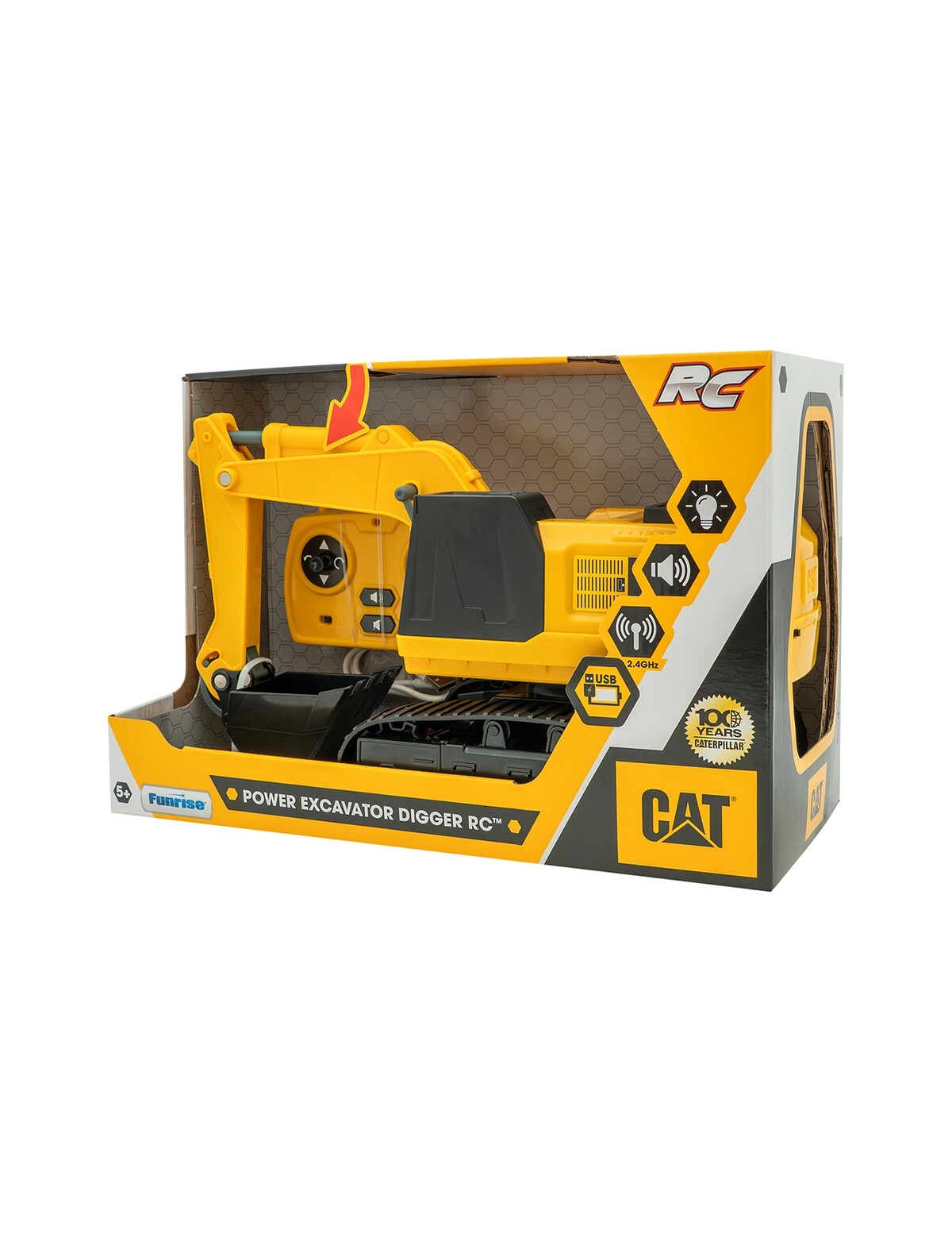 Cat Remote Control Excavator - Cars, Trucks & Remote Control