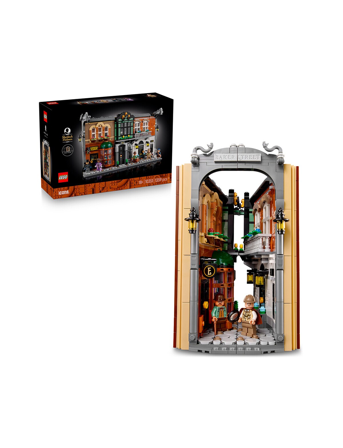 Lego Icons Sherlock Holmes Book Nook, 10351 - Lego & Construction
