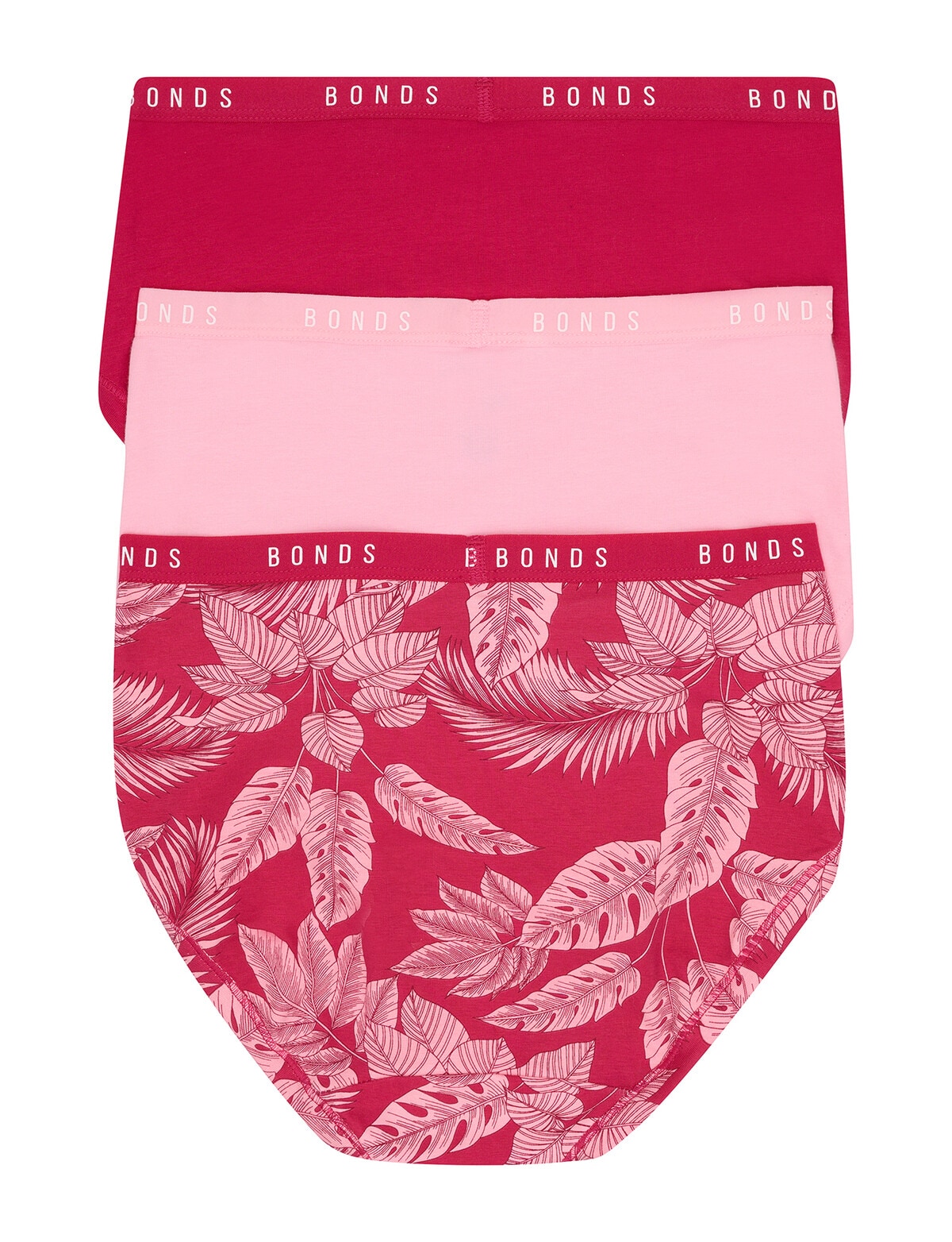 Bonds Cottontails Full Brief, 3-Pack, Raspberry Jam, Botanical Bliss ...