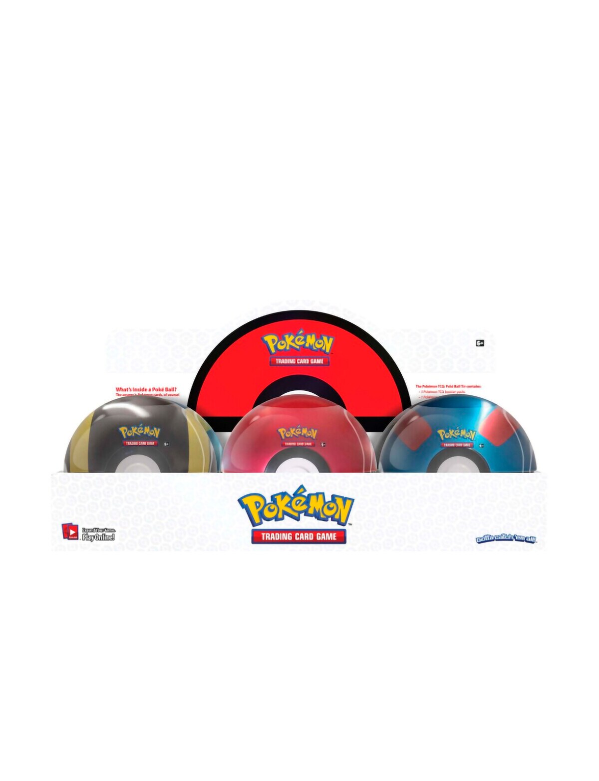 Pokemon Trading Card Best Of Pokeball Tin, Assorted - Games, Cards ...