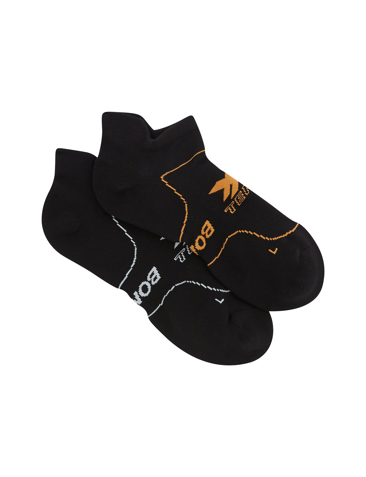 Bonds X-Temp Sports Sock, 2-Pack, Black with Lorax & White - Socks