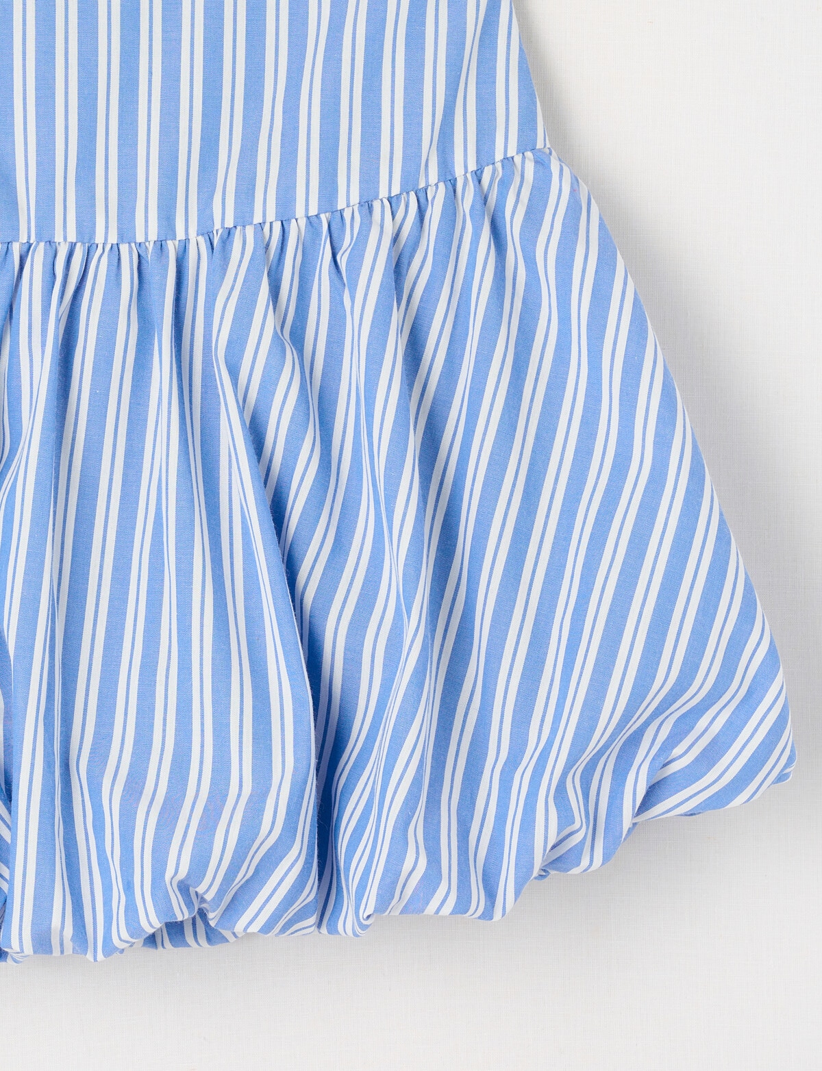 Switch Balloon Hem Skirt, Cornflower Stripe - Skirts