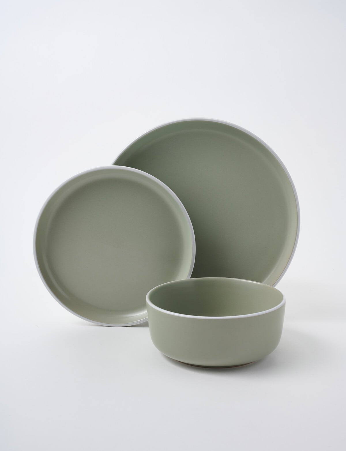 Alex Liddy Caviar Dinnerset, 12-Piece, Sage - Dinner Sets