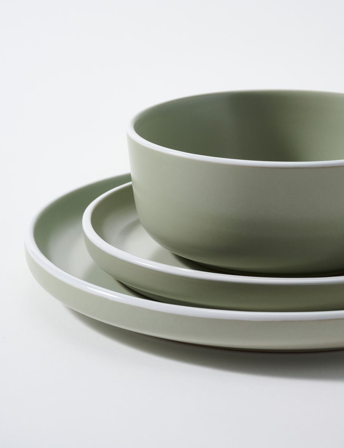 Alex Liddy Caviar Dinnerset, 12-Piece, Sage - Dinner Sets