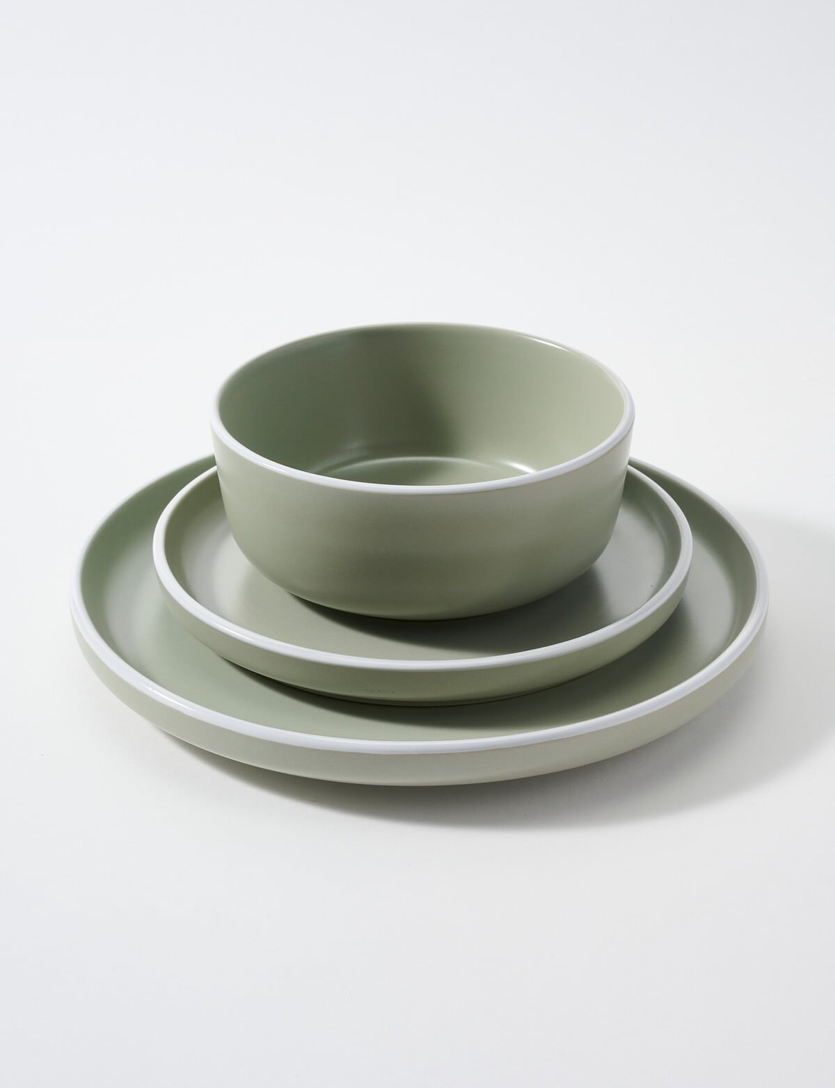 Alex Liddy Caviar Dinnerset, 12-Piece, Sage - Dinner Sets