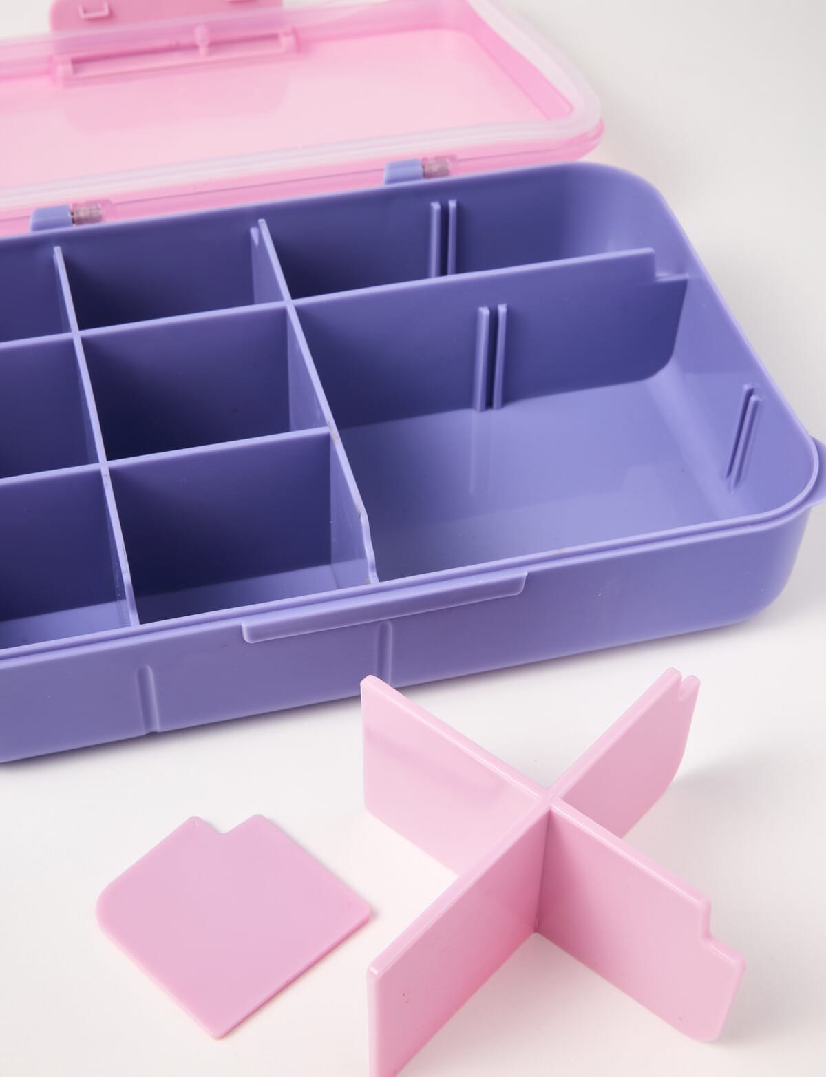 Smash Lunch Box Bite Box, Pink & Purple - Lunch Boxes