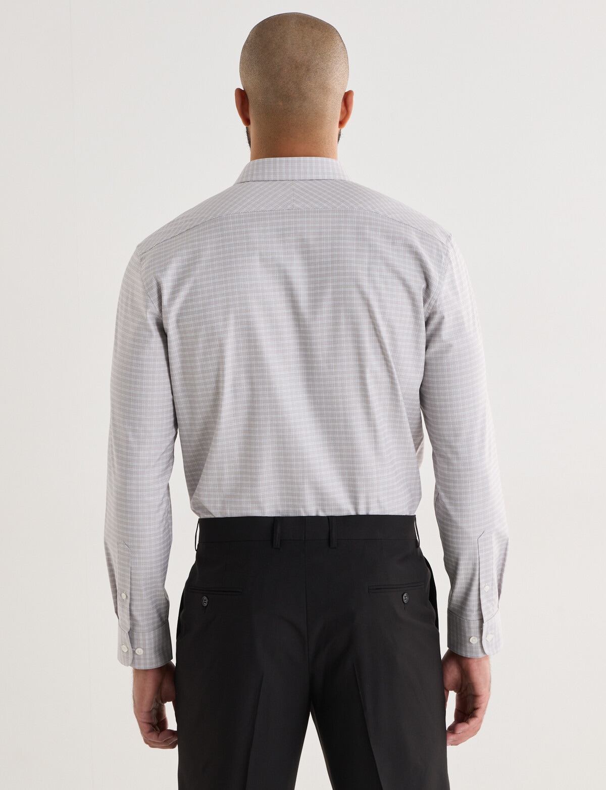 Laidlaw + Leeds Stretch Long Sleeve Shirt, Tan - Formal Shirts