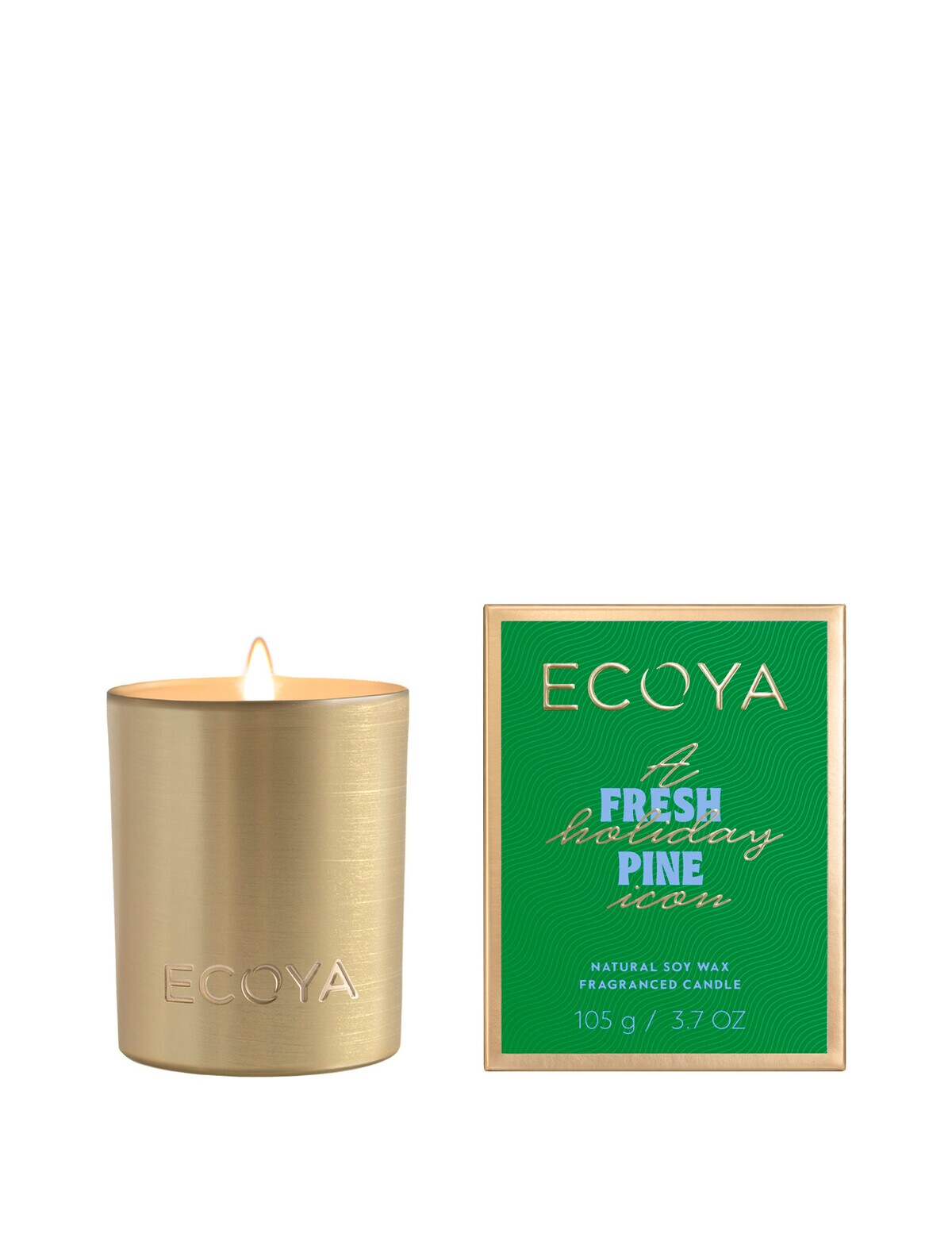 Ecoya Mini Goldie Candle, Fresh Pine, 105g - Gift Sets