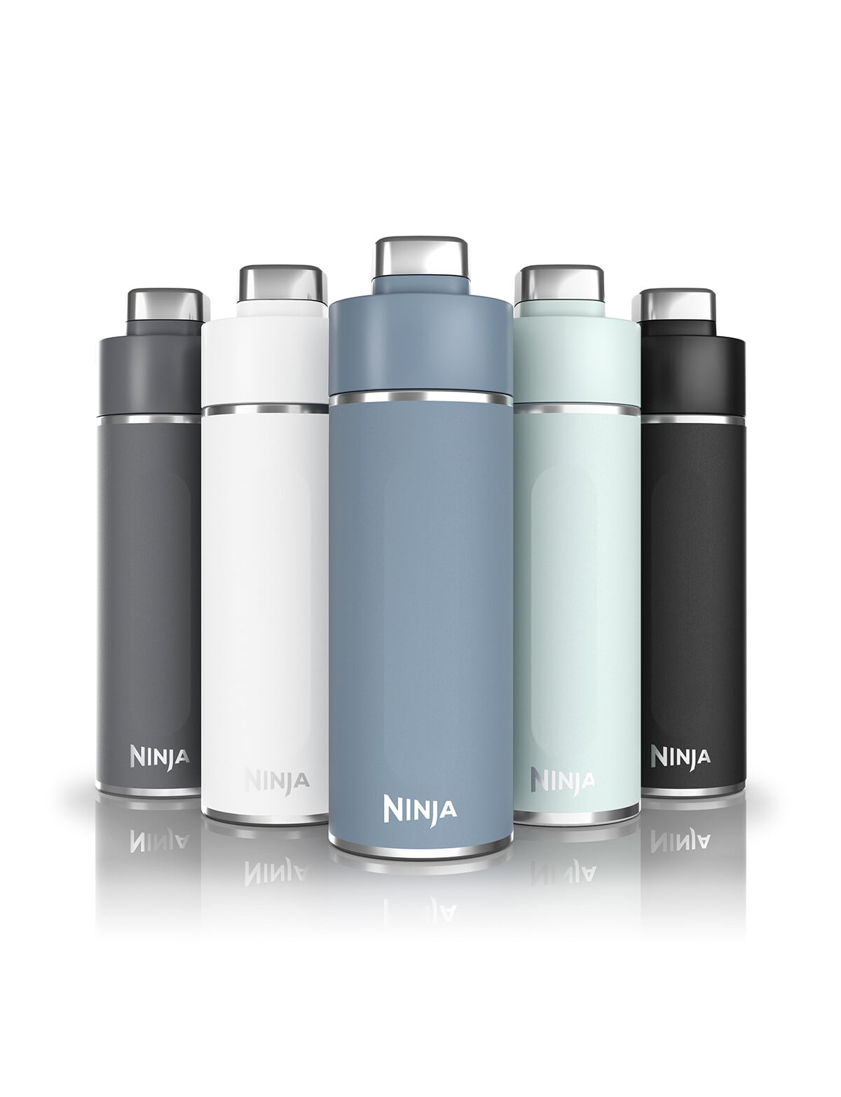 Ninja Thirsti Bottle, 700ml, Charcoal Grey - Drink Bottles & Lunchboxes