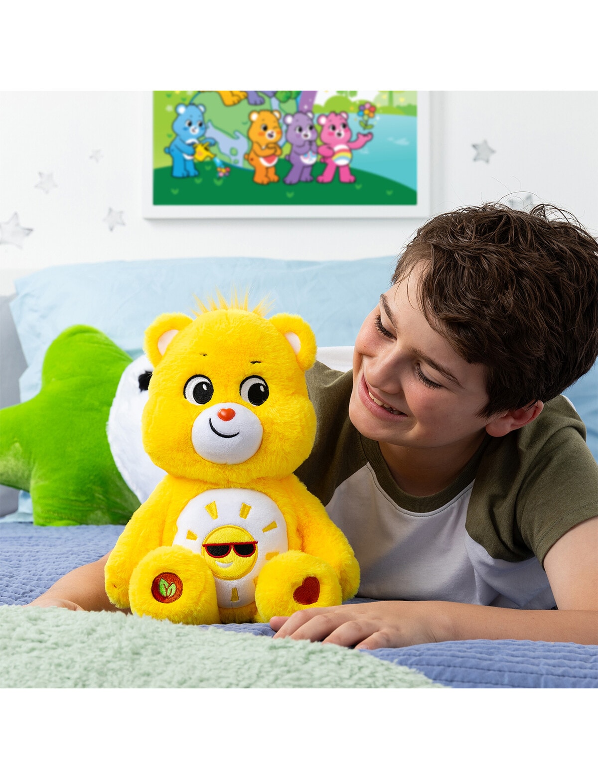 Care Bears Medium Plush, Funshine Bear - Soft Toys