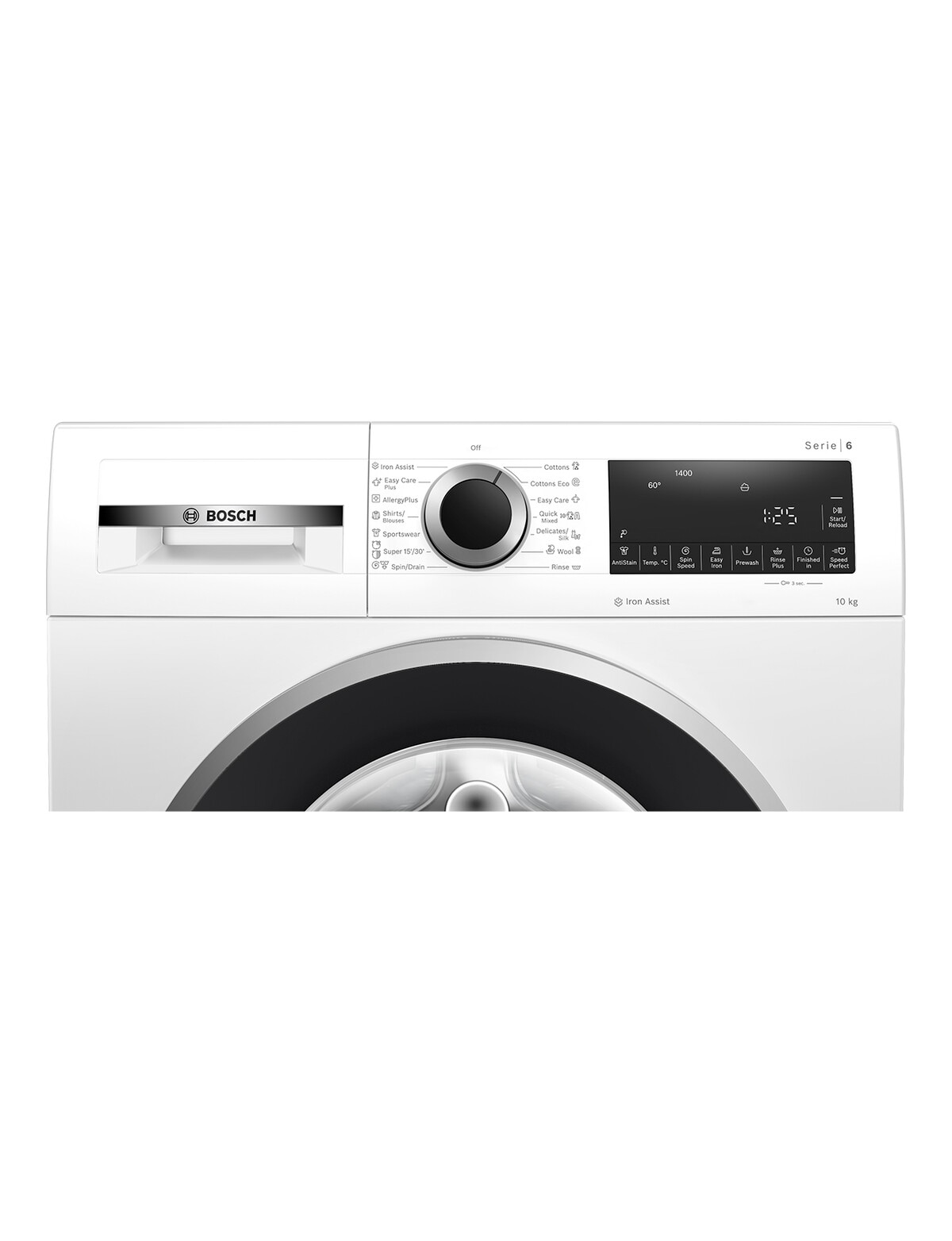 Bosch Bosch Series 6 10kg Front Load Washer, WGG254Z0AU - Front load ...