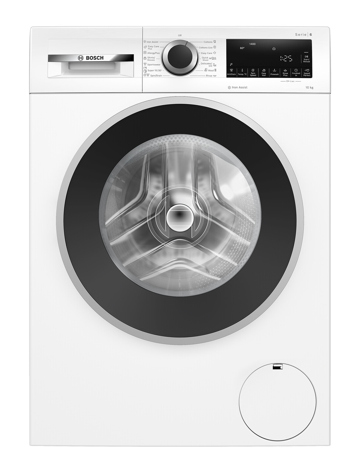 Bosch Bosch Series 6 10kg Front Load Washer, WGG254Z0AU - Front load ...