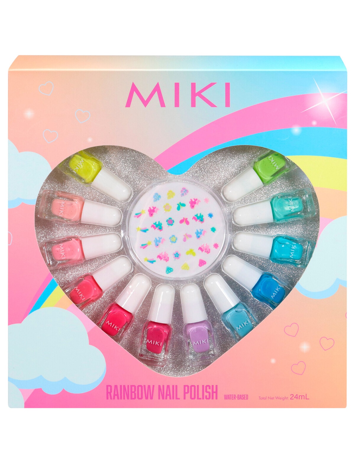 Miki Rainbow Nail Polish Set - Gift Sets