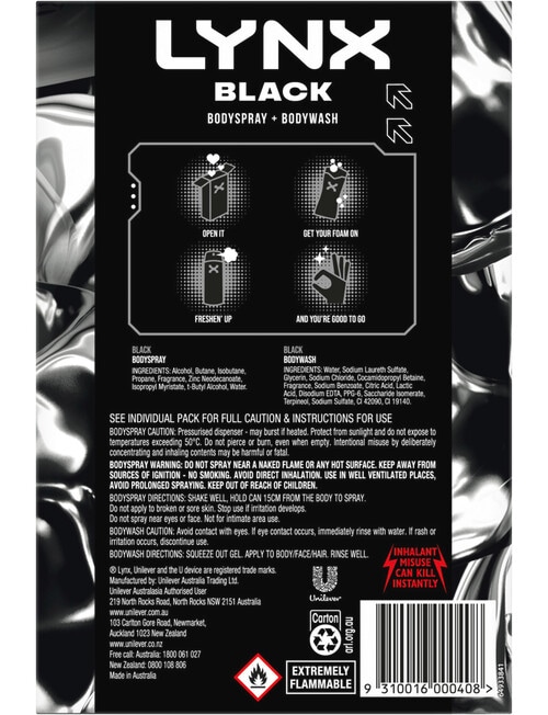 Lynx Black Duo Set - Gift Sets