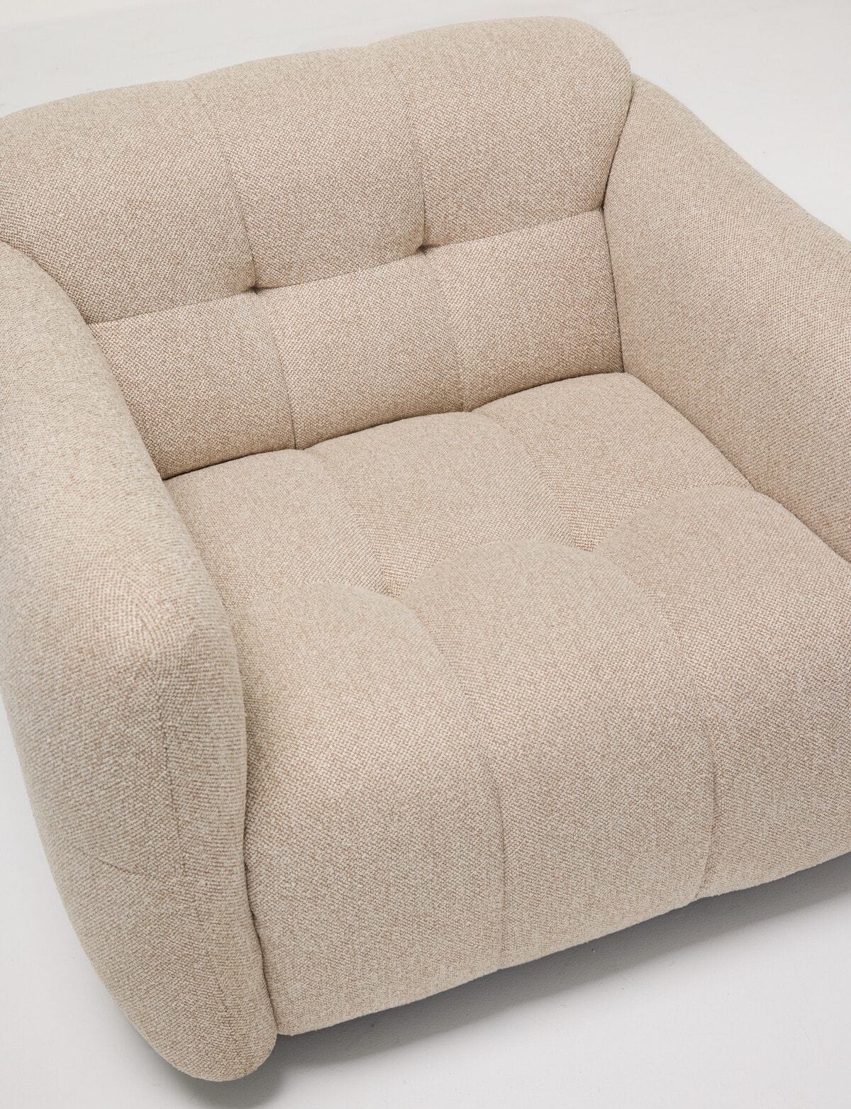 LUCA Furniture Vienna Fabric Swivel Chair - Chairs