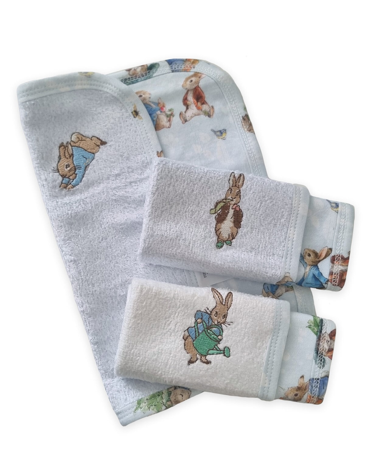 Peter Rabbit Peter & Benjamin Face Washers, 3-Pack - Changing & Bathing
