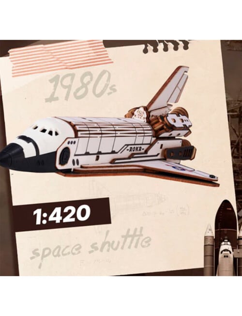 DIY Kits ROKR Mechanical Gear Space Shuttle, LKA02 - Arts & Crafts