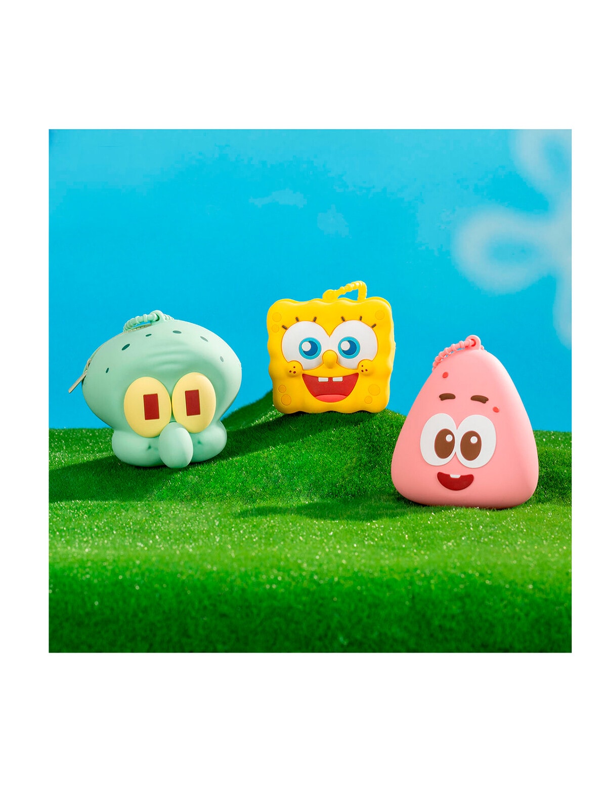 Pop Mart Spongebob Squarepants, Bikini Bottom Storage Bag, Squidward ...