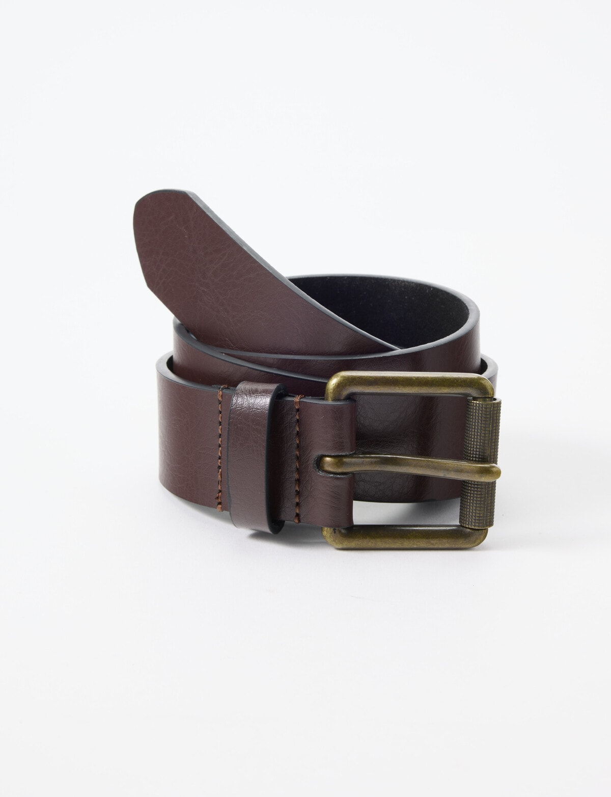 L+L Roller Jeans Belt, Brown - Belts