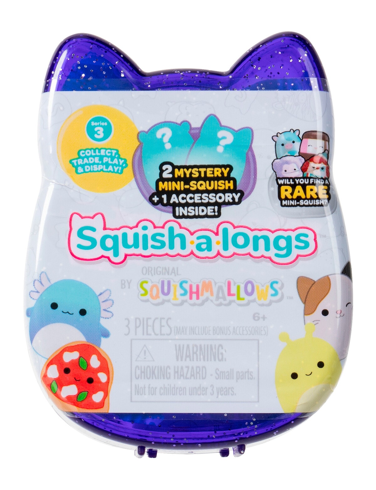 Squishmallows Squishalongs Blind, 2-Pack, Assorted - Soft Toys