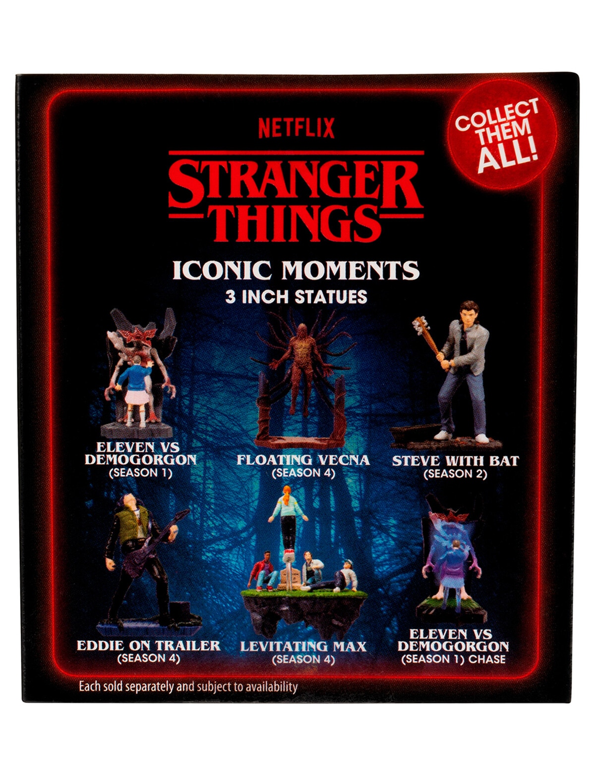 Stranger Things Stranger Things 7cm Statutes Blind Box, Assorted ...
