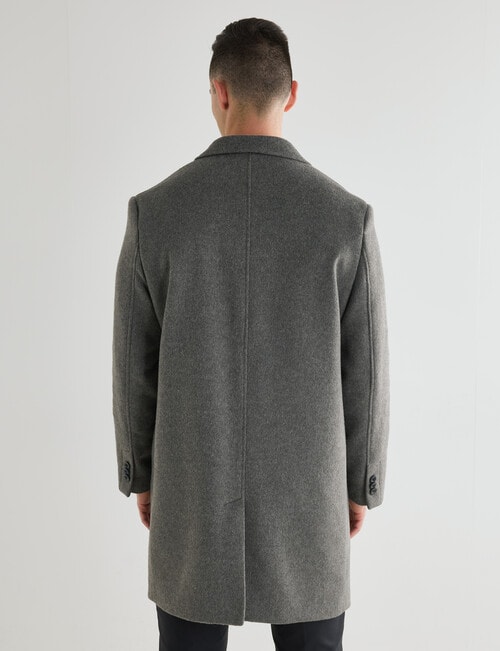 Laidlaw + Leeds Mason Car Coat, Grey - Coats & Jackets
