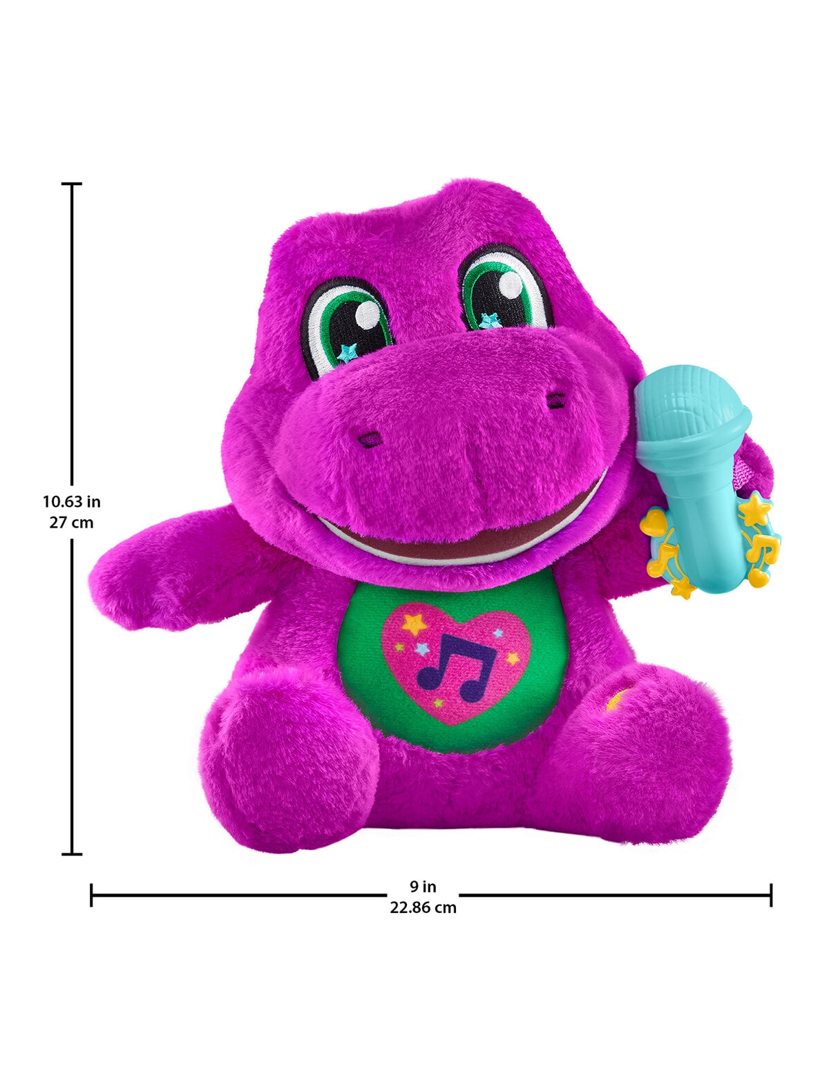 Barney Barney Clip Singing Soft Toy - Infants & Preschool