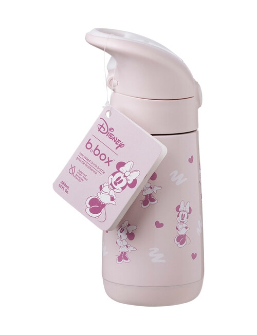 B.BOX Insulated Drink Bottle, Minnie Soft, 350ml - Feeding