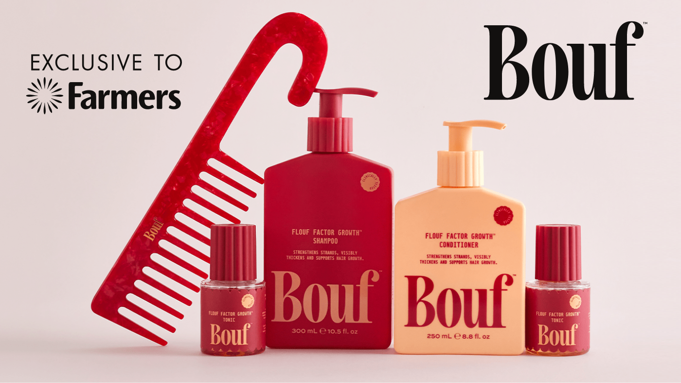 Bouf Haircare | Bouf Hair Products Available at Farmers NZ